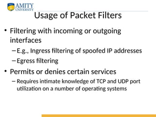 overview of firewall and classification .ppt