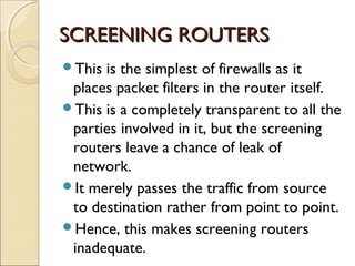 Firewalls | PPT