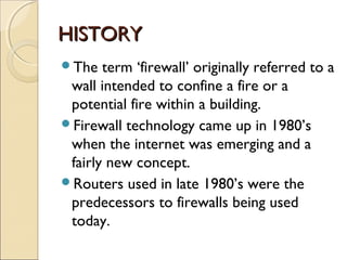 Firewalls | PPT