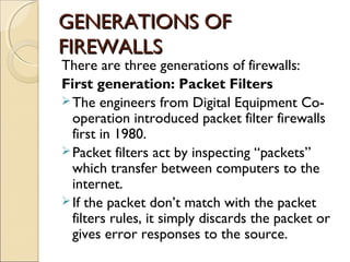Firewalls | PPT