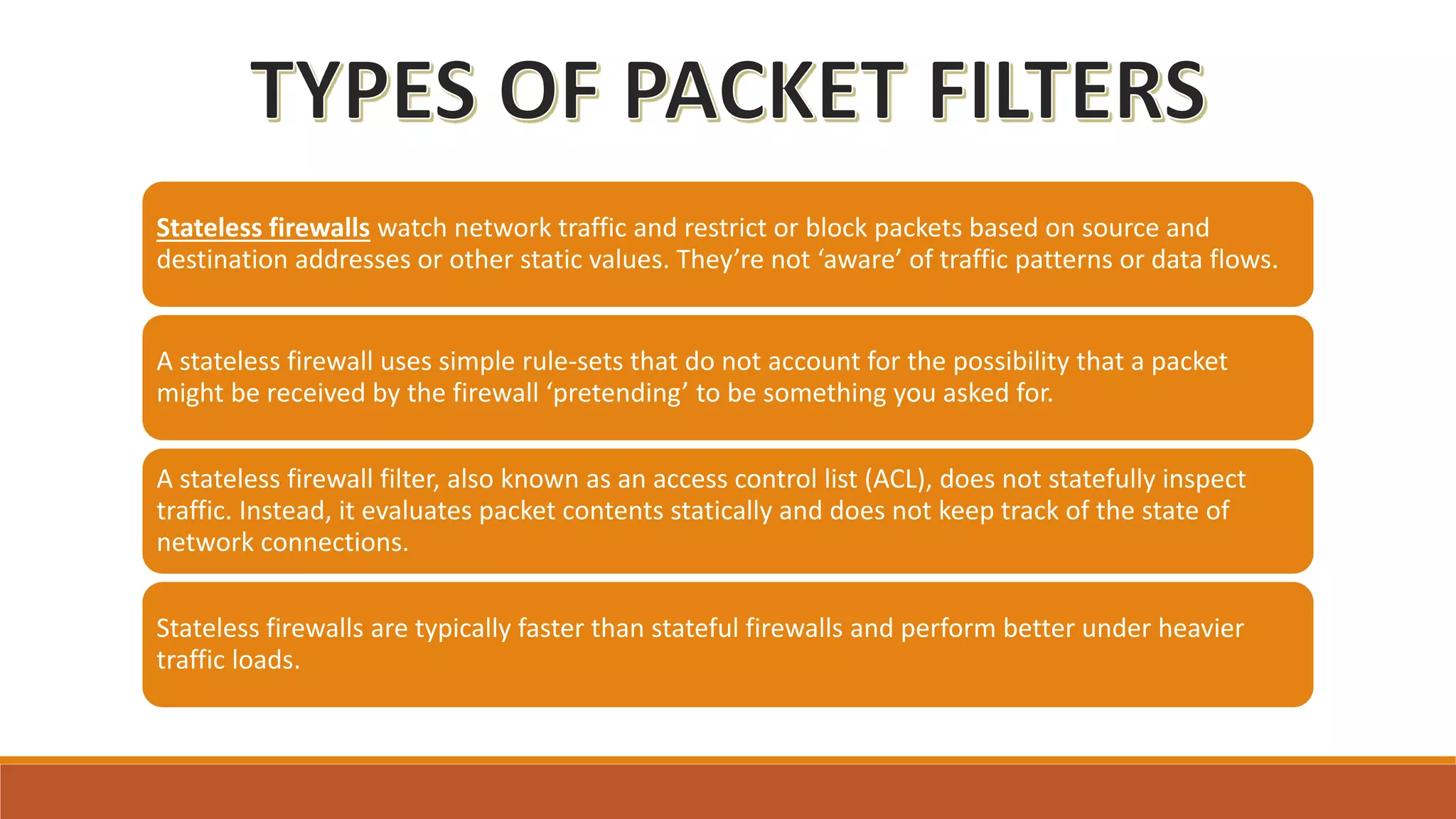 Firewalls And Packet Filters Ppt
