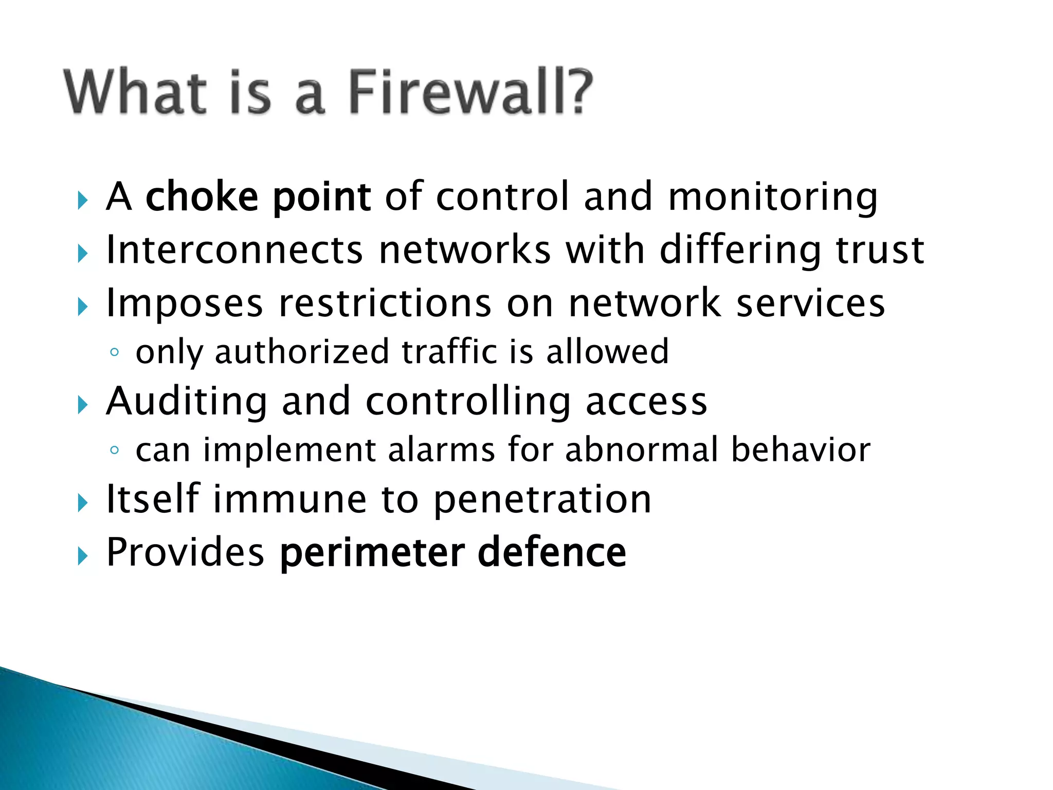 Fire wall security | PPT