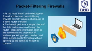Firewall security in computer network | PPTX
