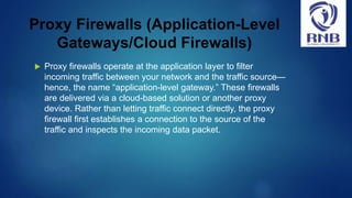 Firewall security in computer network | PPTX