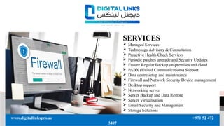 Network Security & Firewall Solutions in Dubai & Abu Dhabi | PPTX