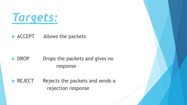 Firewalls Rules Using Iptables In Linux Ppt