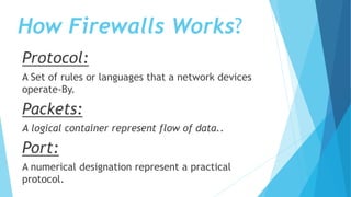 Firewalls rules using iptables in linux | PPT