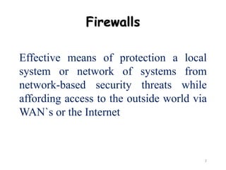 Firewall | PPTX