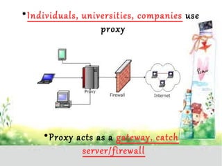 Firewall with proxy server. | PPT