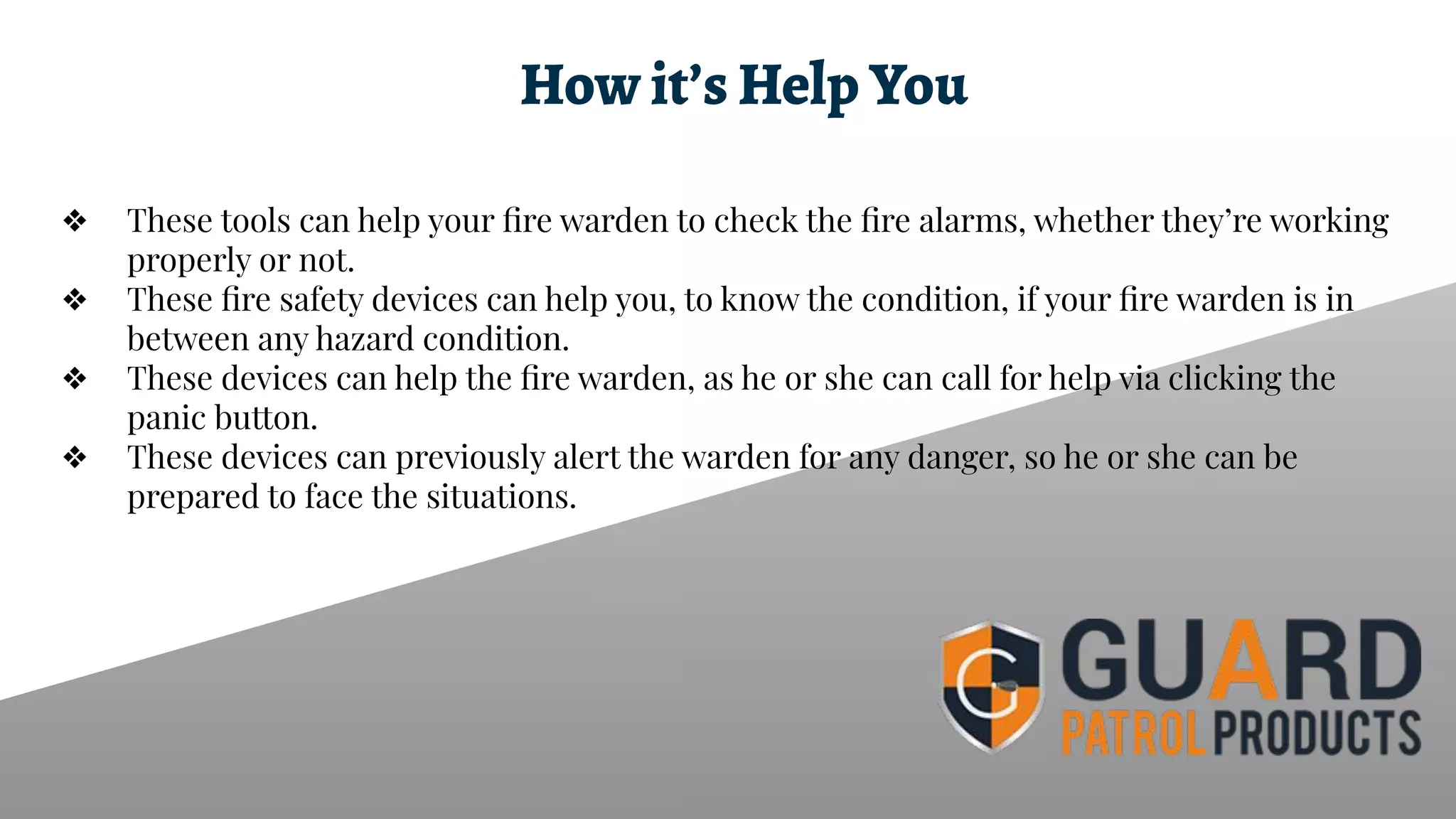 Fire warden system | PDF