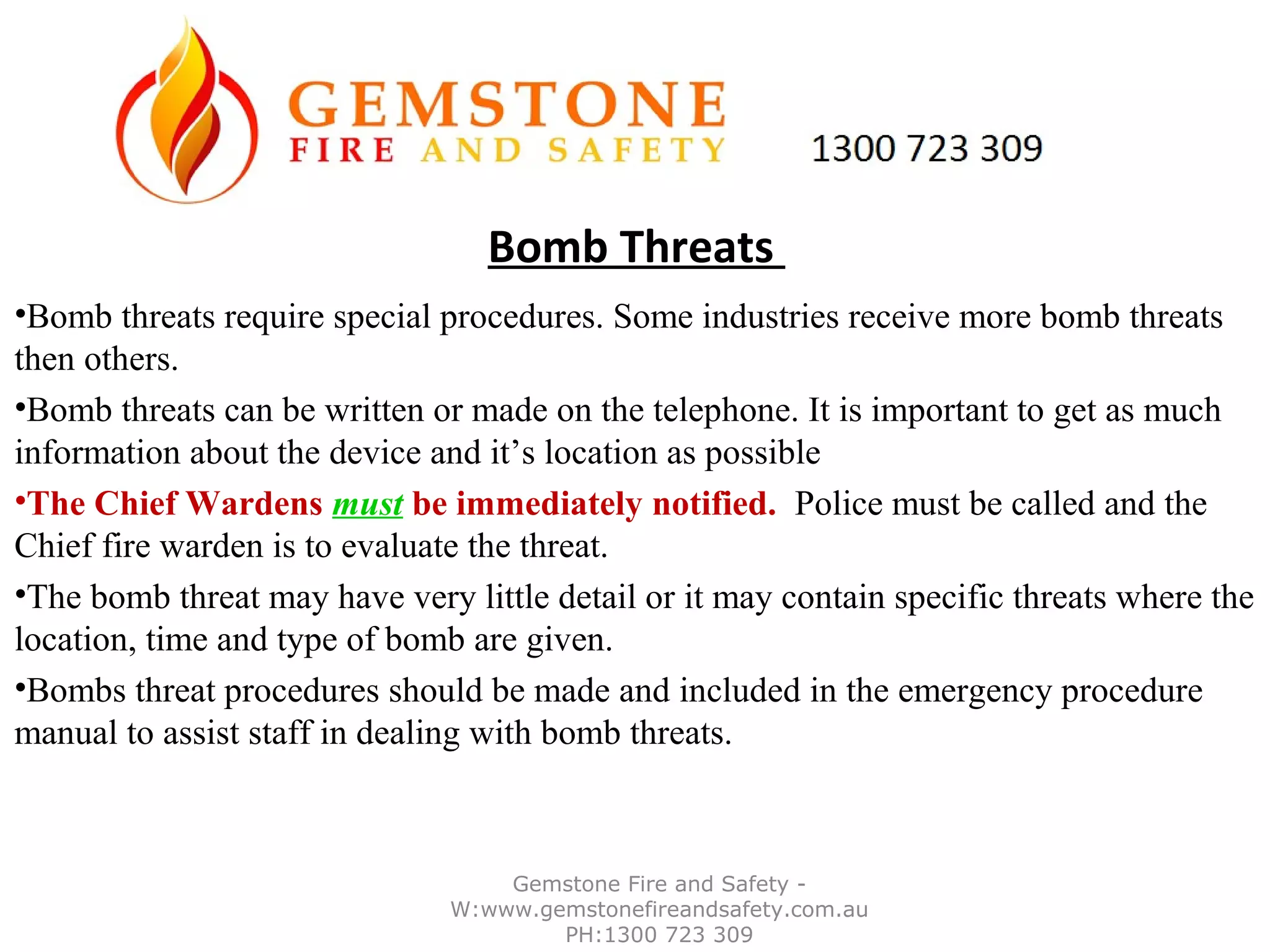 Fire warden training | PPT