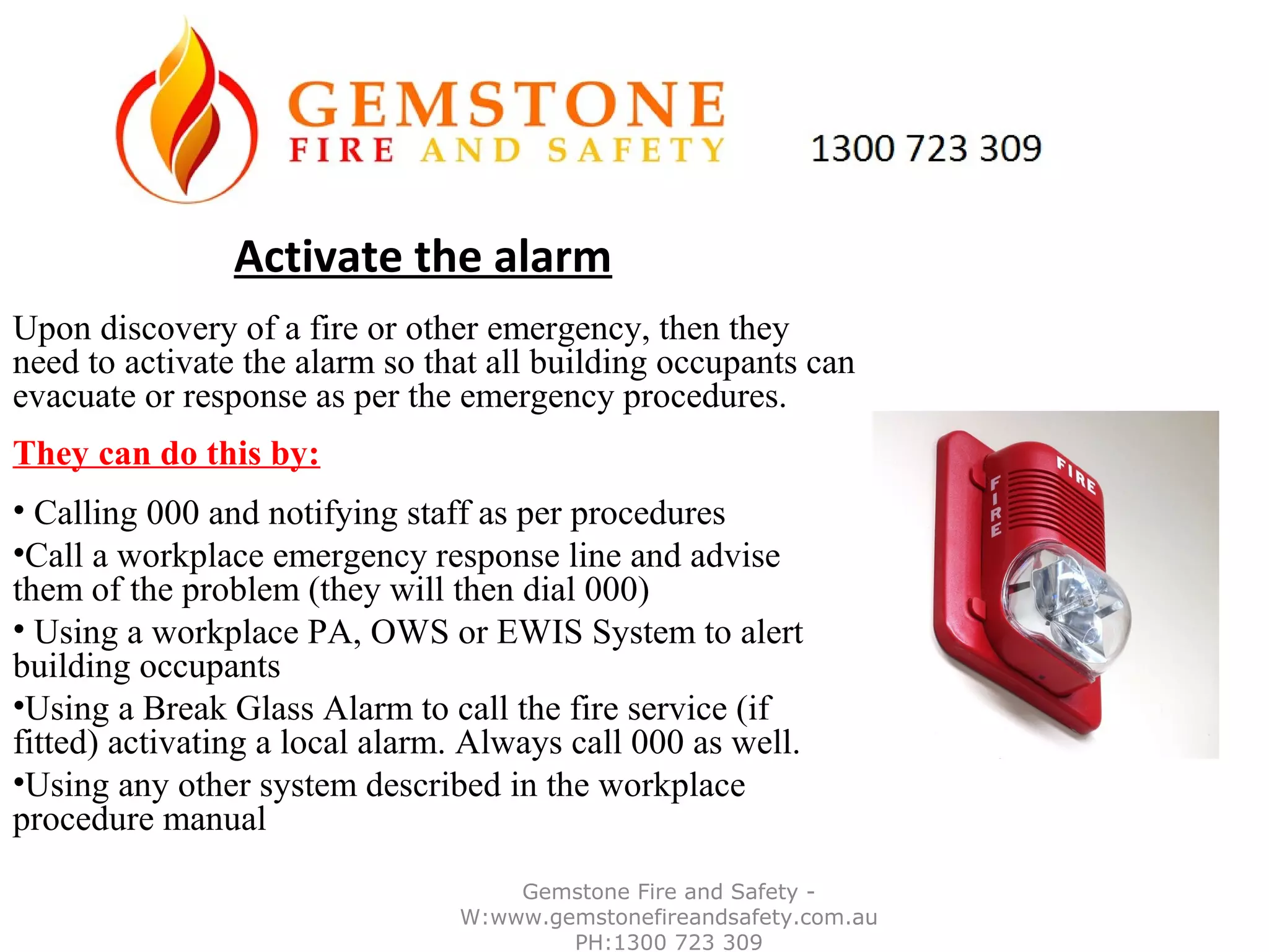 Fire warden training | PPT