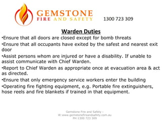 Fire warden training | PPT