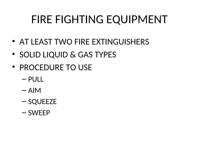 Fire watchman for workplace safety and health | PPT