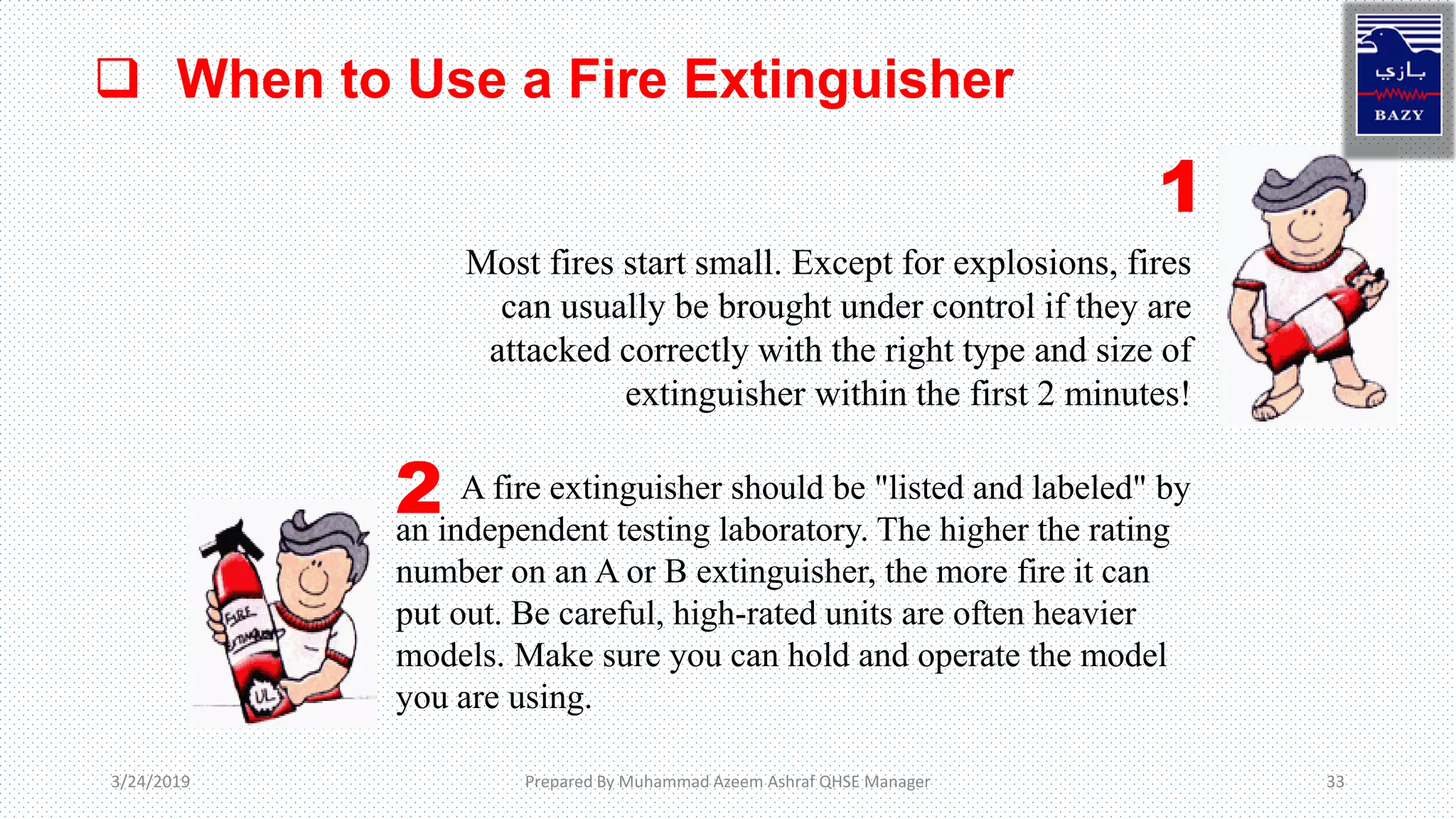 Fire watch man training | PDF