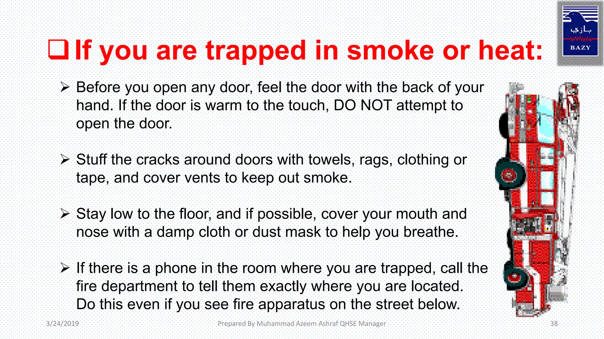 Fire watch man training | PDF