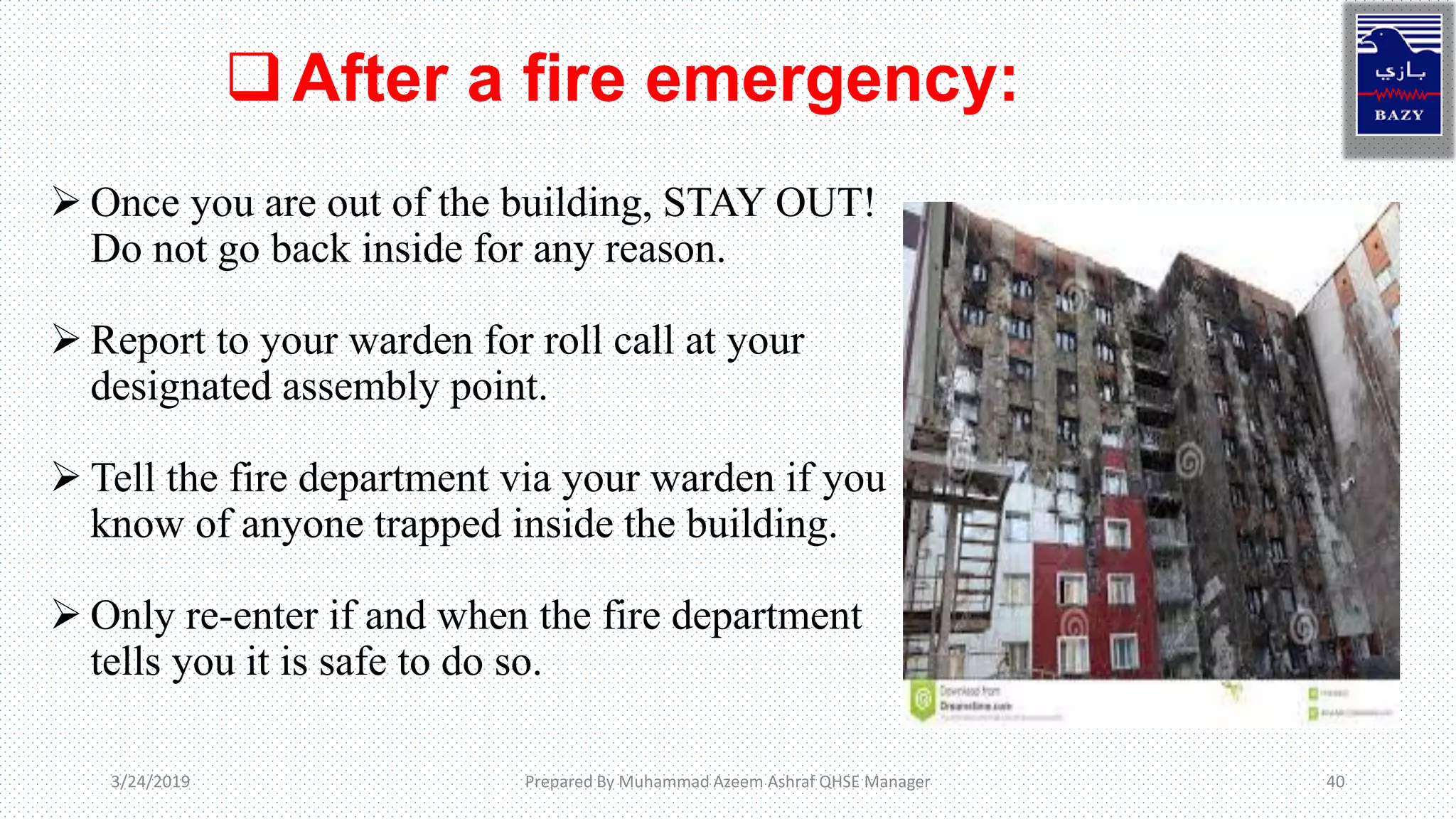 Fire watch man training | PDF