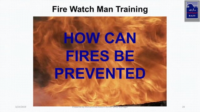 Fire watch man training | PDF