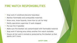 fire watch training Certificate ........ | PPTX