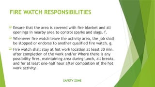 fire watch training Certificate ........ | PPTX