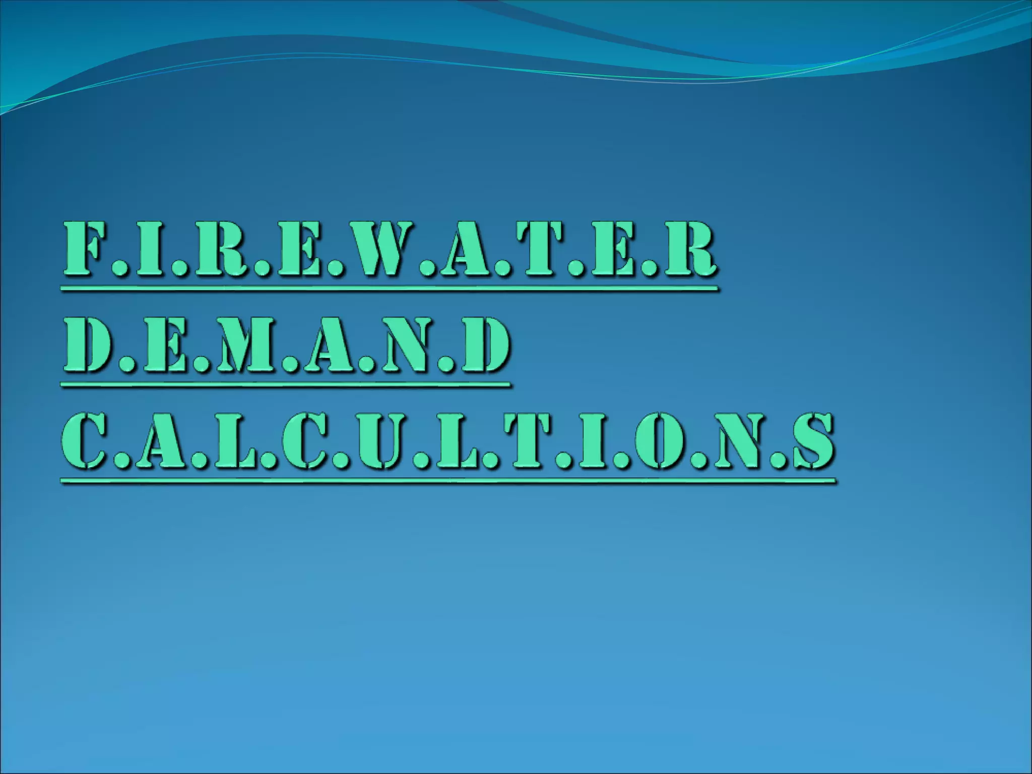 FIRE WATER DEMAND CALCULATION.pdf