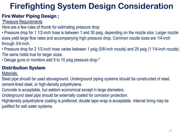 Fire water netowrk presentation | PDF