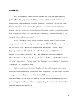 Fire & Water teaching guide 08 2021 | PDF