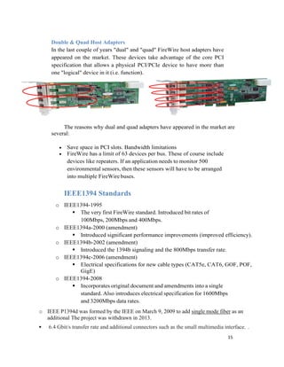Firewire documentation final | PDF
