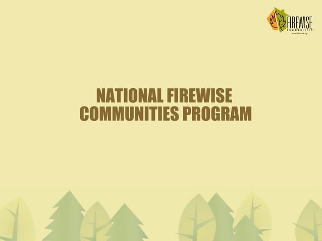Firewise Community Presentation | PPT
