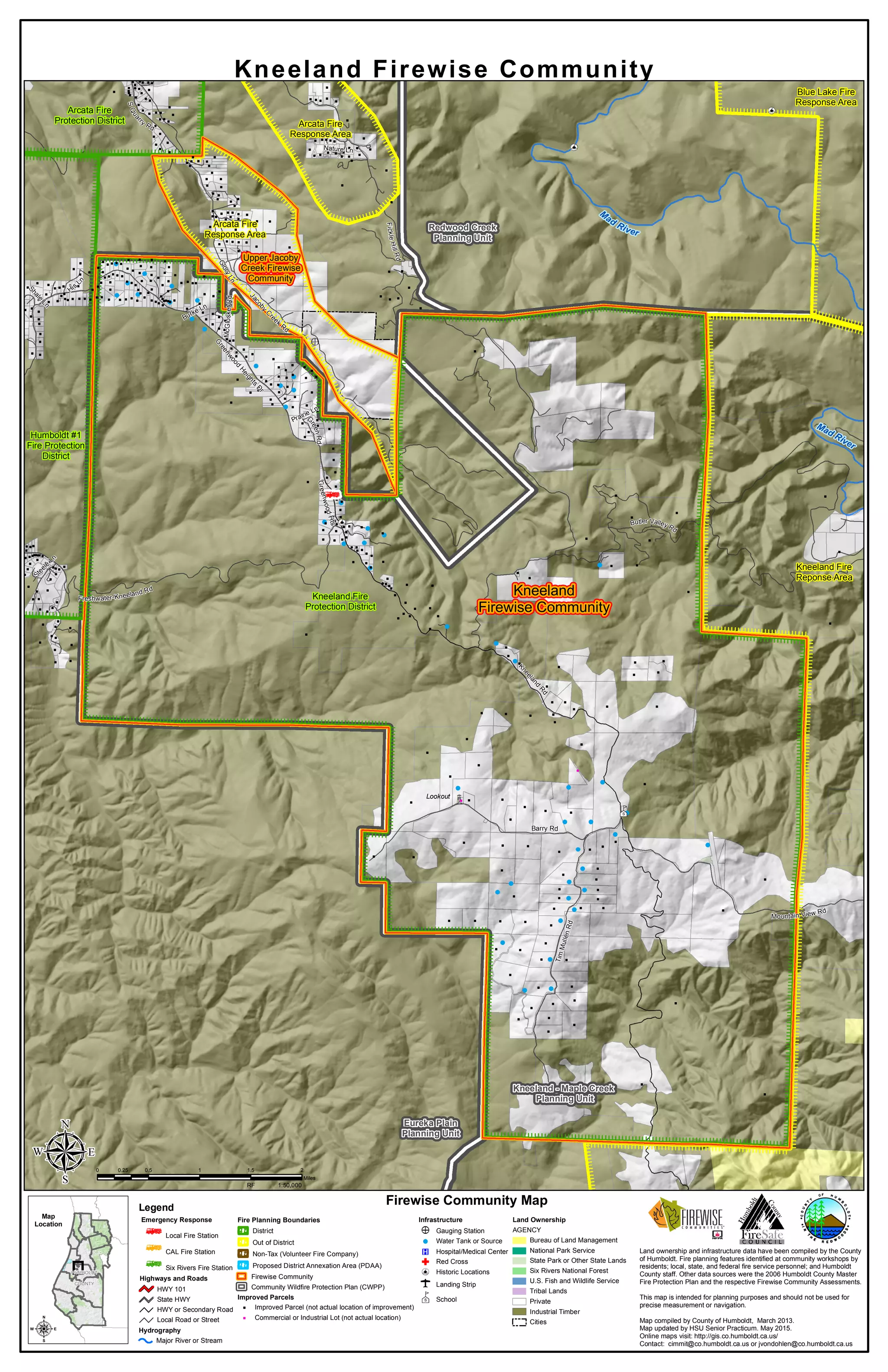 Firewise Map Kneeland | PDF