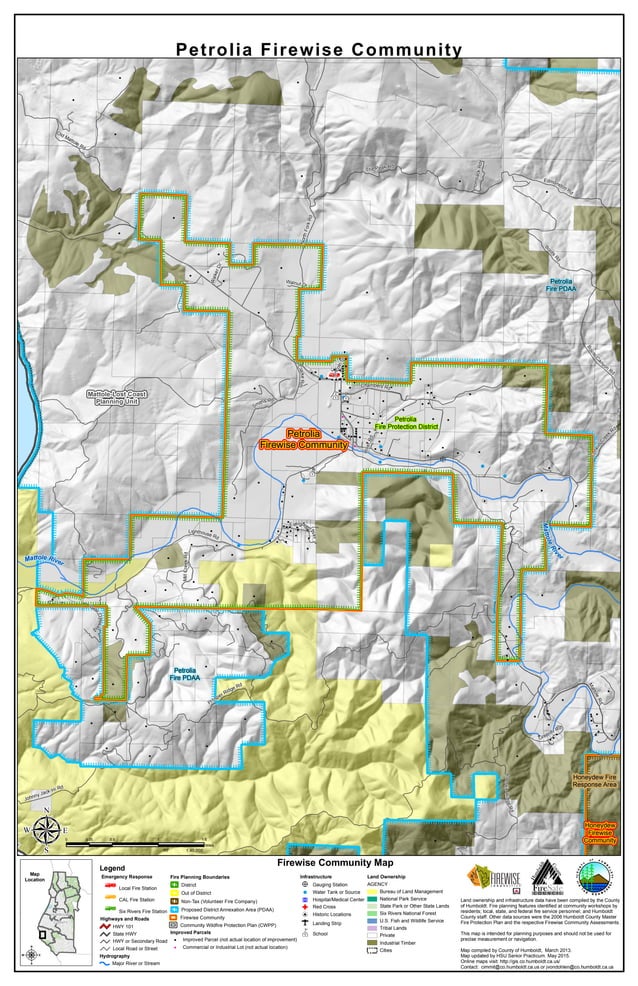 Firewise Map Petrolia | PDF