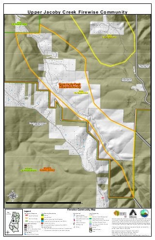 Firewise Map Upper Jacoby Creek