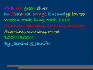 Firework Poems | PPT