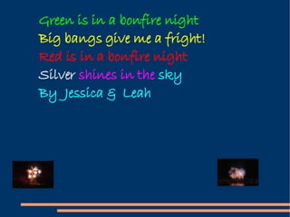 Firework Poems | PPT