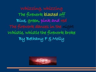 Firework Poems | PPT