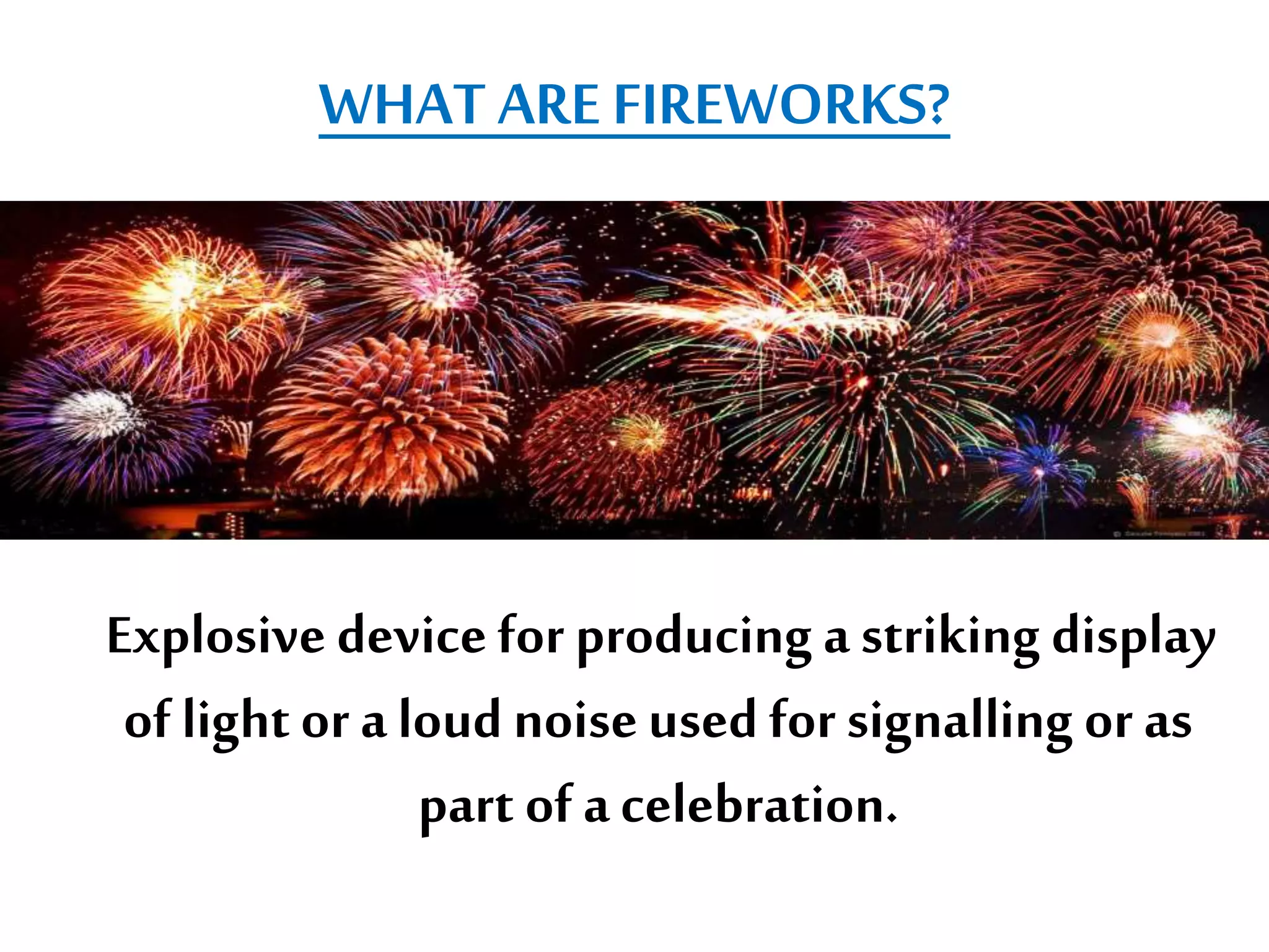 Firework presentation | PPTX