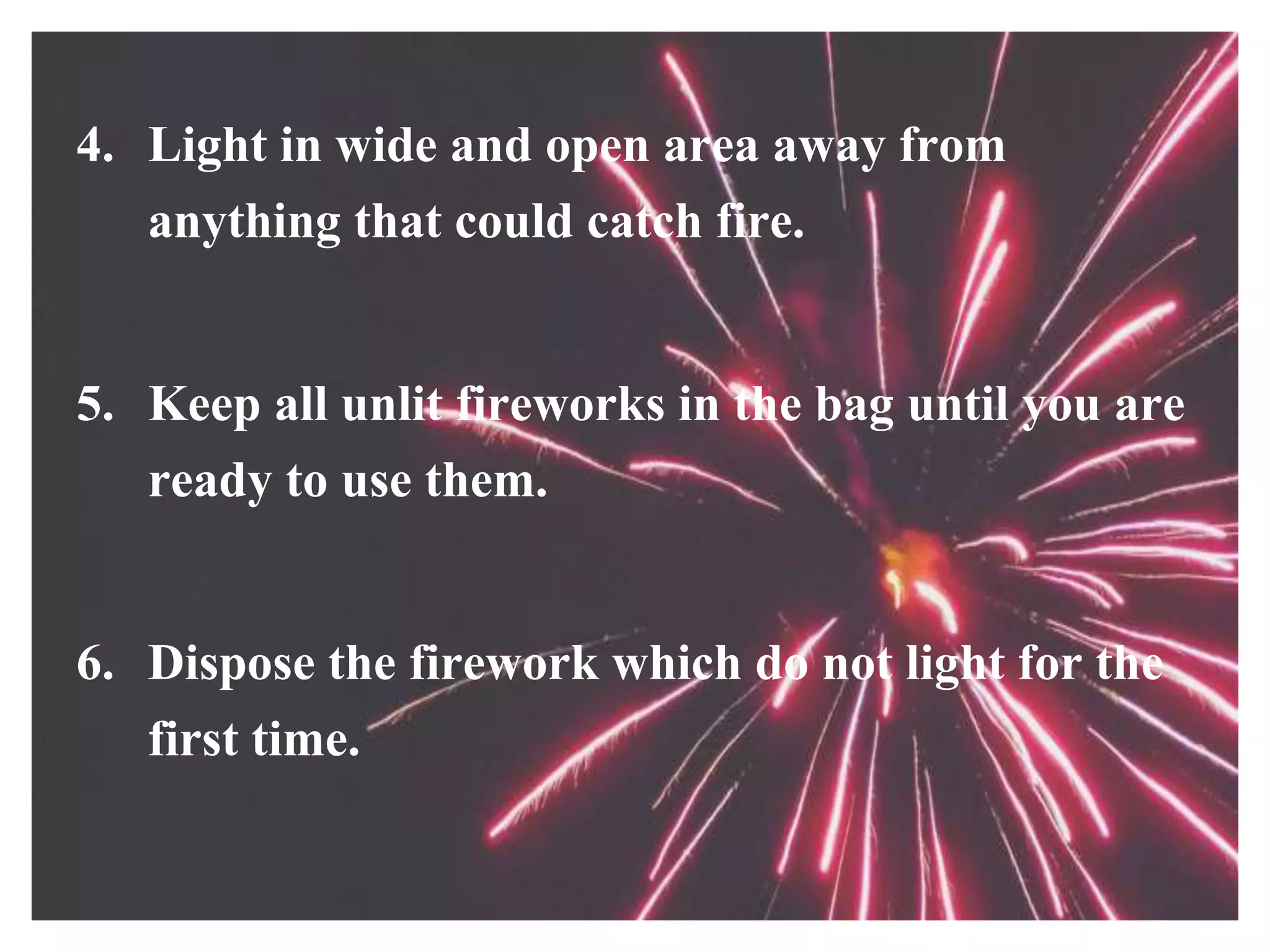 Firework presentation | PPTX