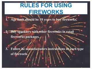 Firework presentation | PPTX