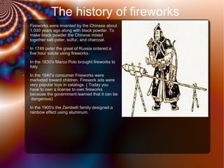 Fire works from ben | PPT