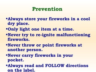 Fireworks Safety DIWALI | PPT