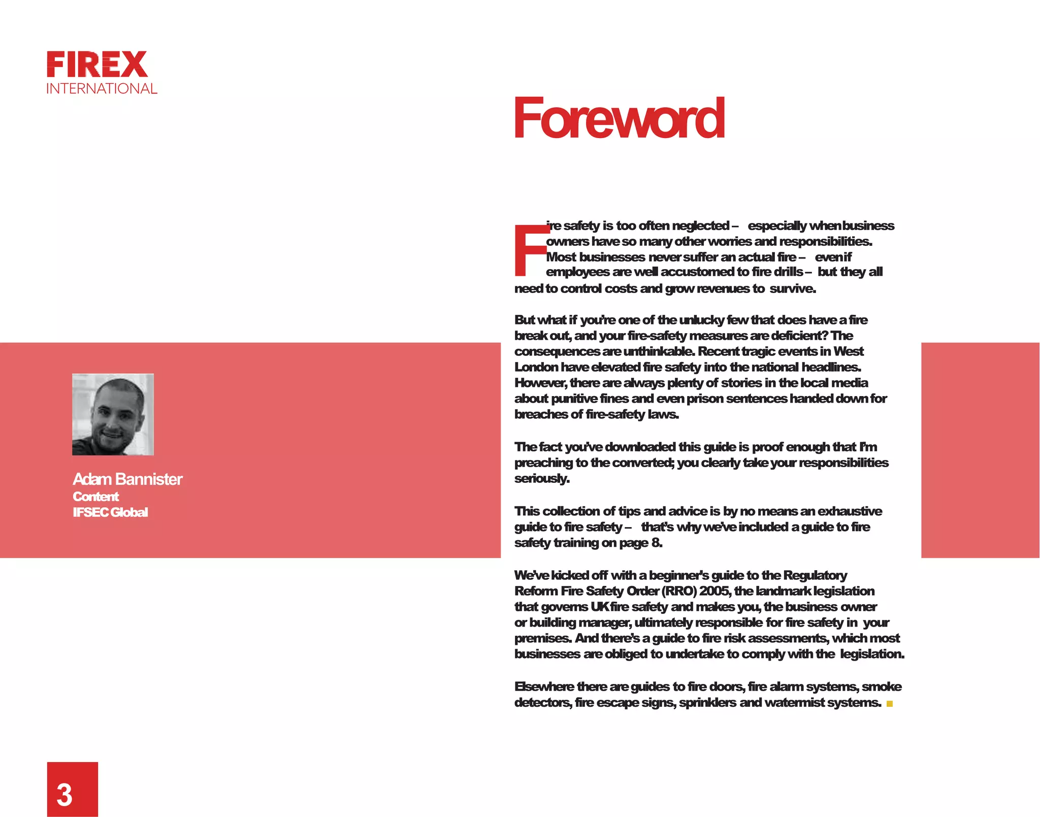 Firex ebook - FIRE SAFETY GUIDES | PPTX