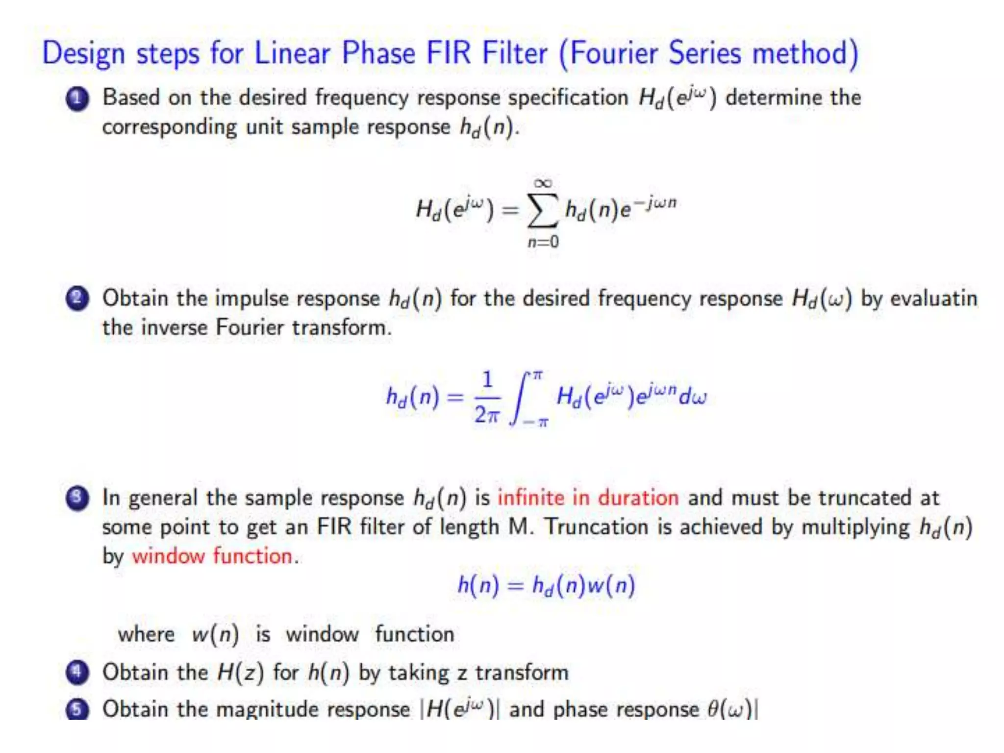 FIR Filter Design.pptx | Technology & Computing