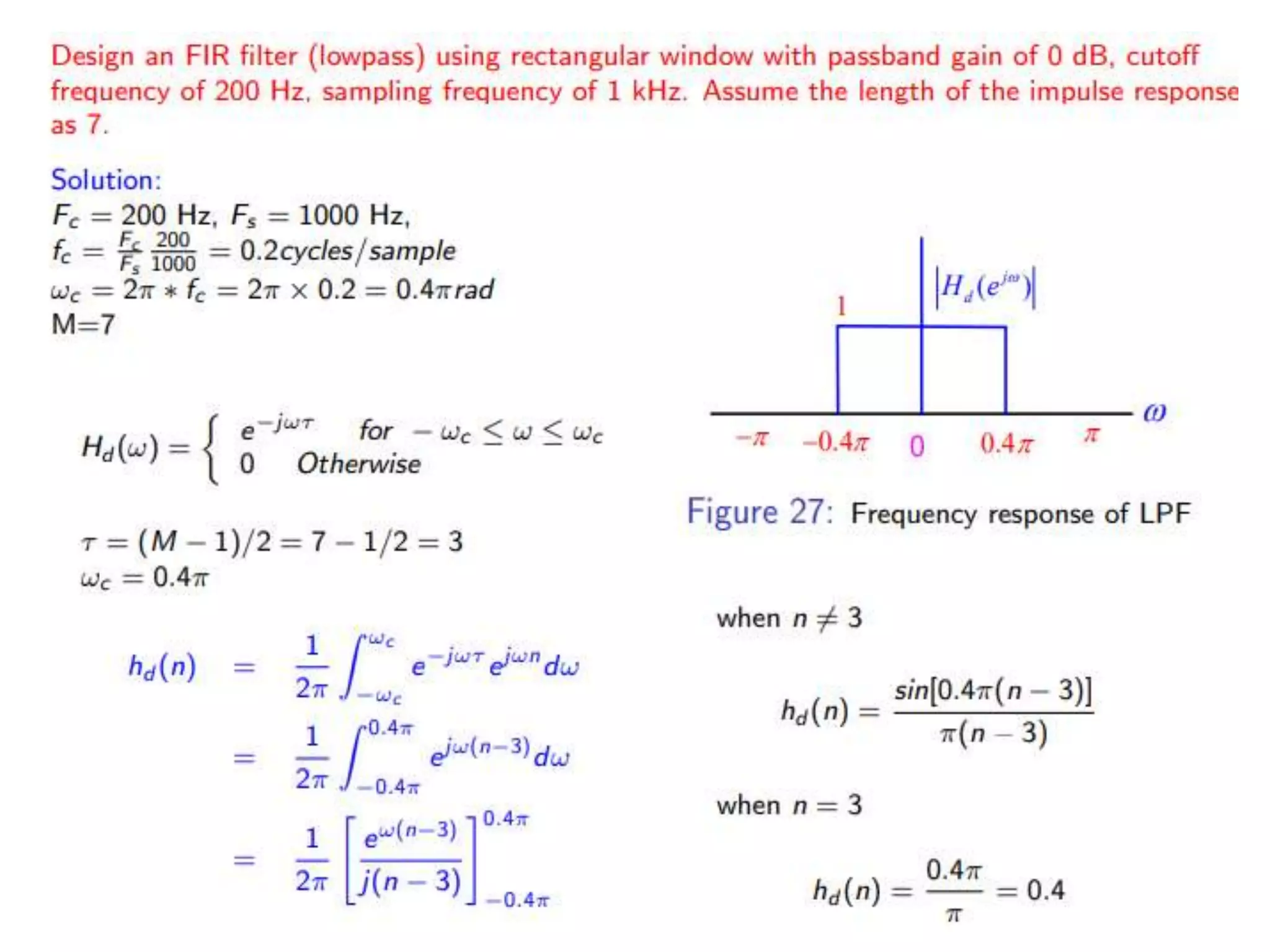 FIR Filter Design.pptx | Technology & Computing
