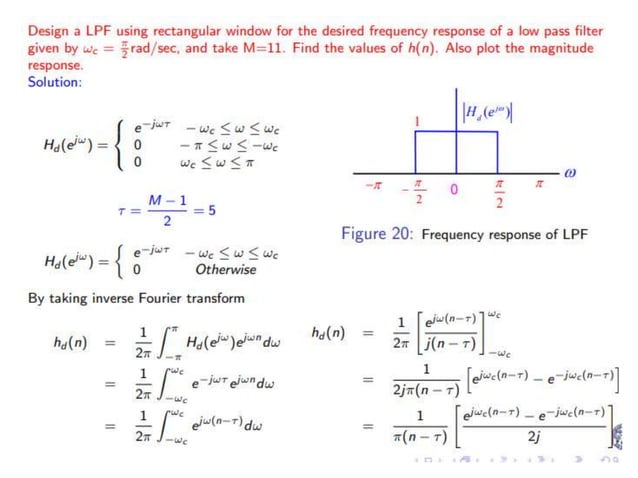 FIR Filter Design.pptx | Technology & Computing