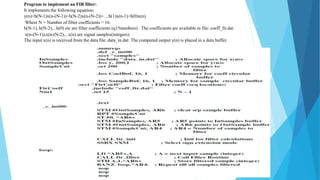 FIR Filter Implementation power point presentation | PPTX | Chemistry ...