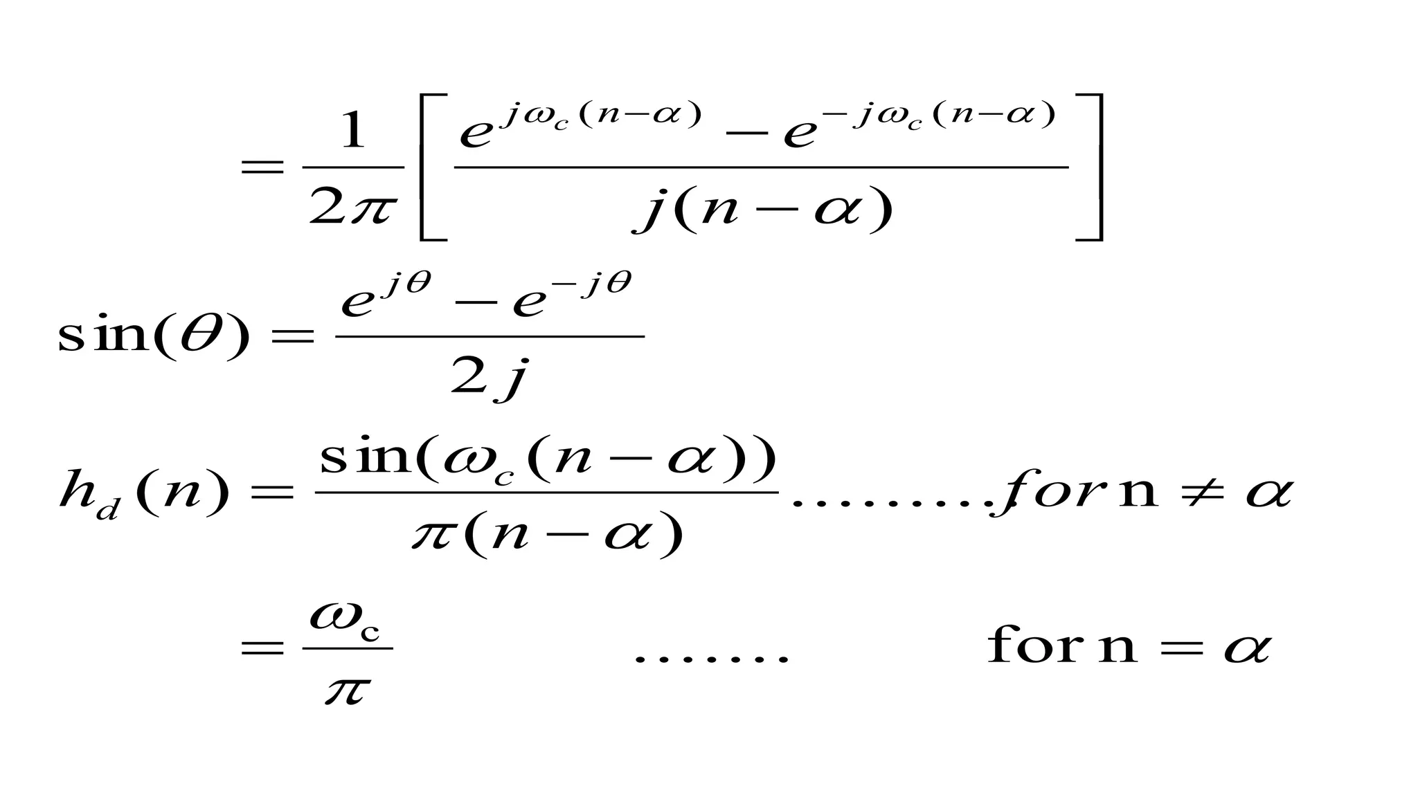 Fir filter design using windows | PPTX