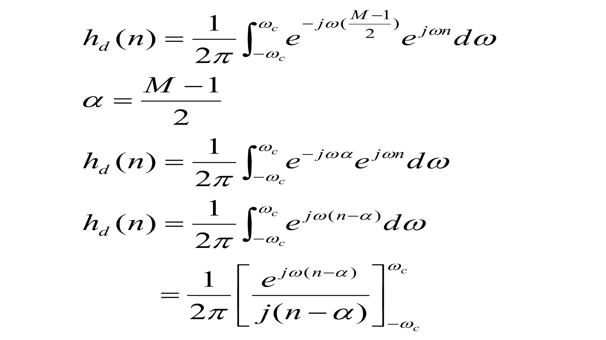Fir filter design using windows | PPTX