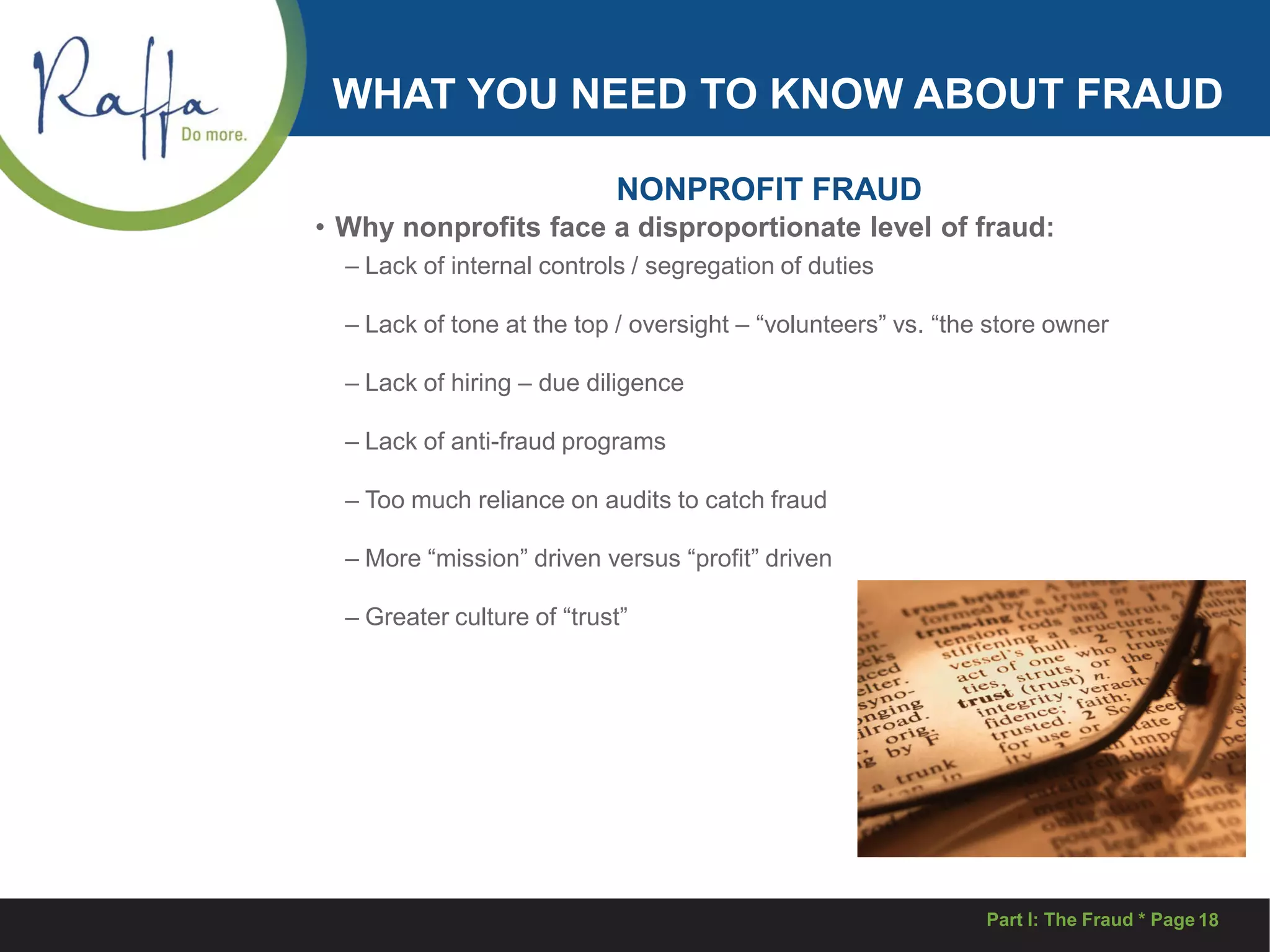 2013-04-04 Nonprofit Fraud: Part I | PDF | Crime & Harmful Acts to ...