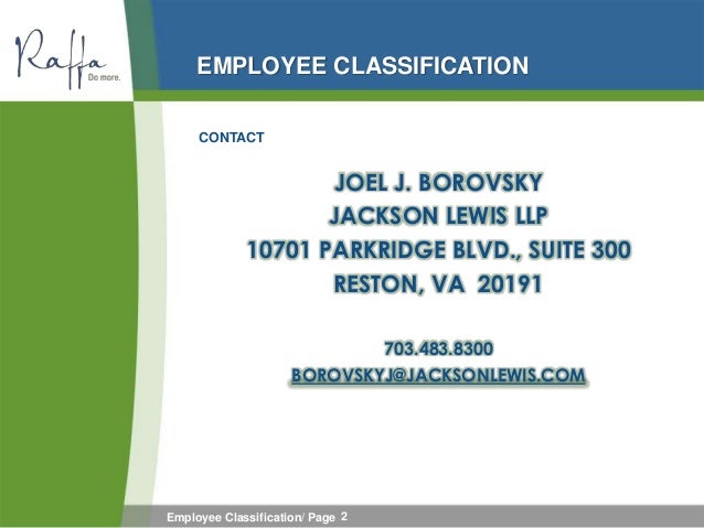 2012-05-30 Employee Classification