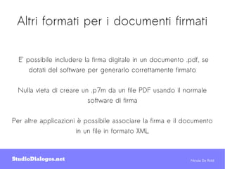 Introduzione alla firma digitale | PDF | Desktop Publishing | Computer ...